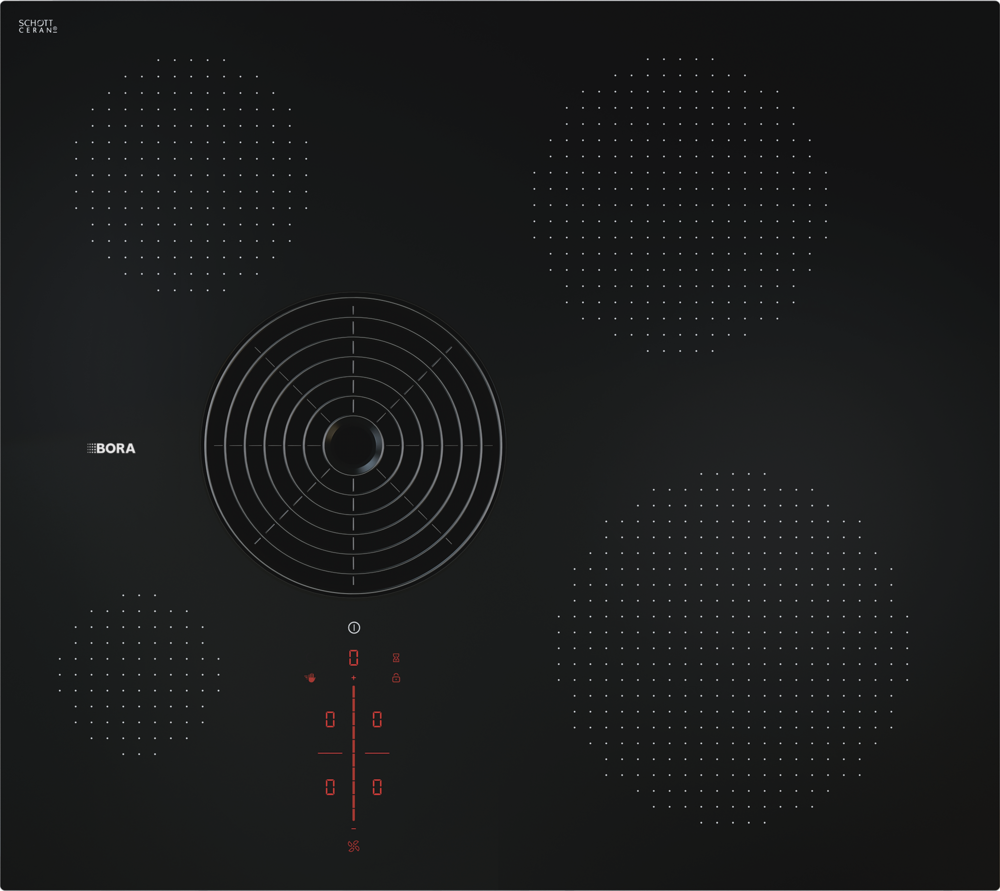 BORA S Pure PURSU indukcyjna płyta grzewcza ze zintegrowanym wyciągiem oparów – Powietrze w ...